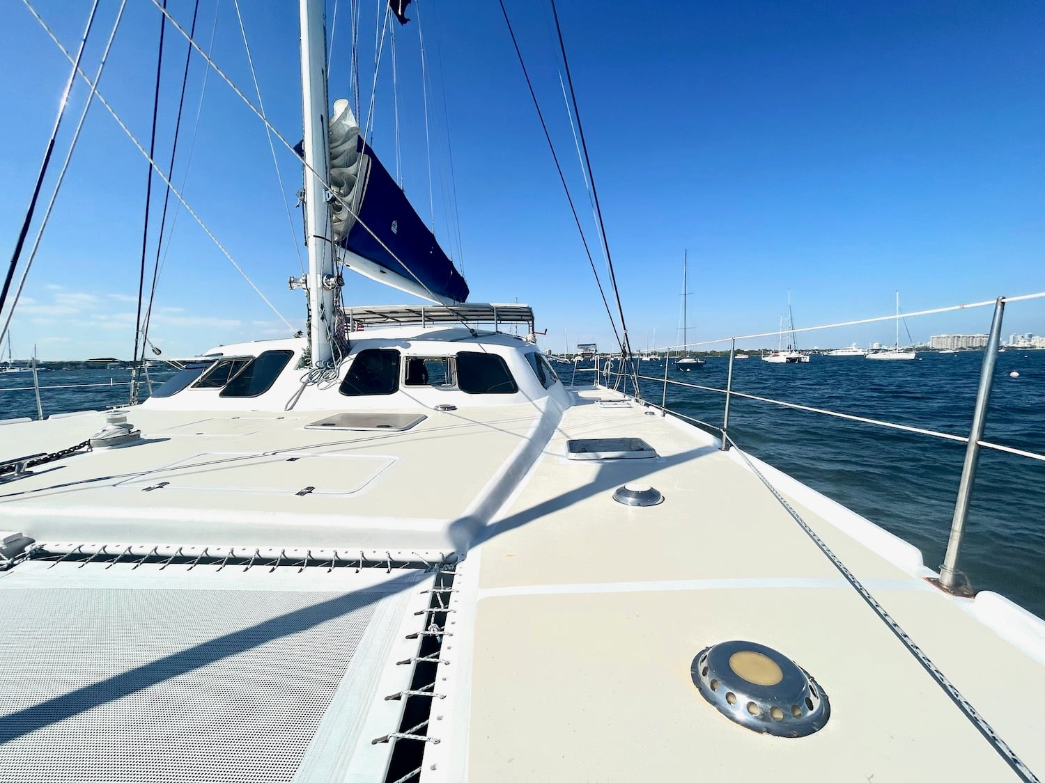 48ft Catamaran “Bubble 2” Yacht Charter Miami 🌊 | Group Sandbar Cruise